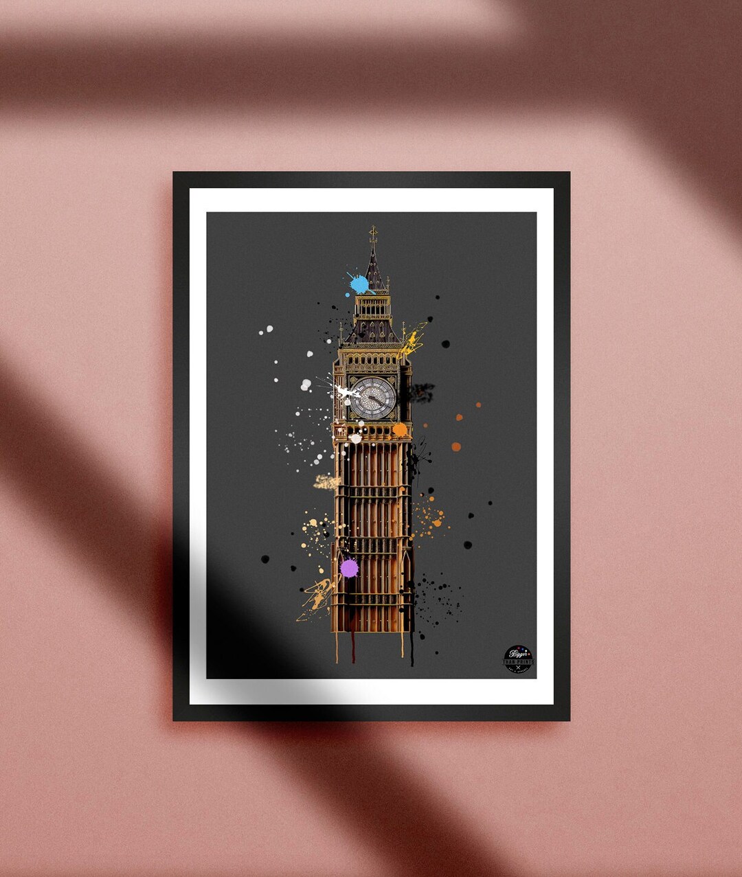 London Big Ben Print - London Gifts, London Big Ben Poster, London ...