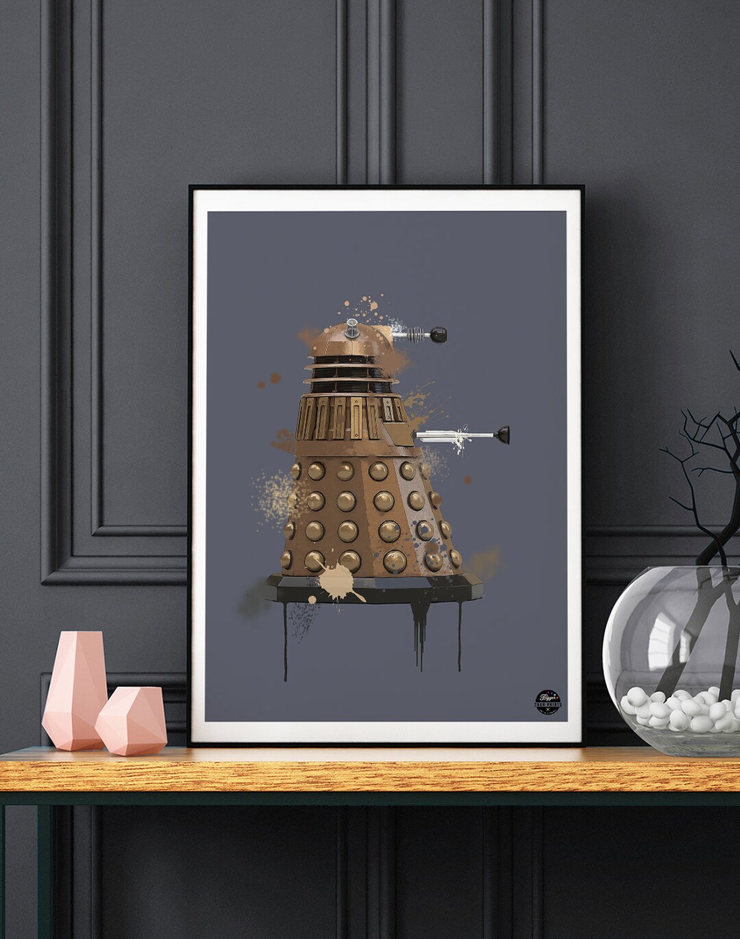 Dr Who Dalek Print - Pop Culture Gift, Dr Who Wall Art, Pop Culture ...