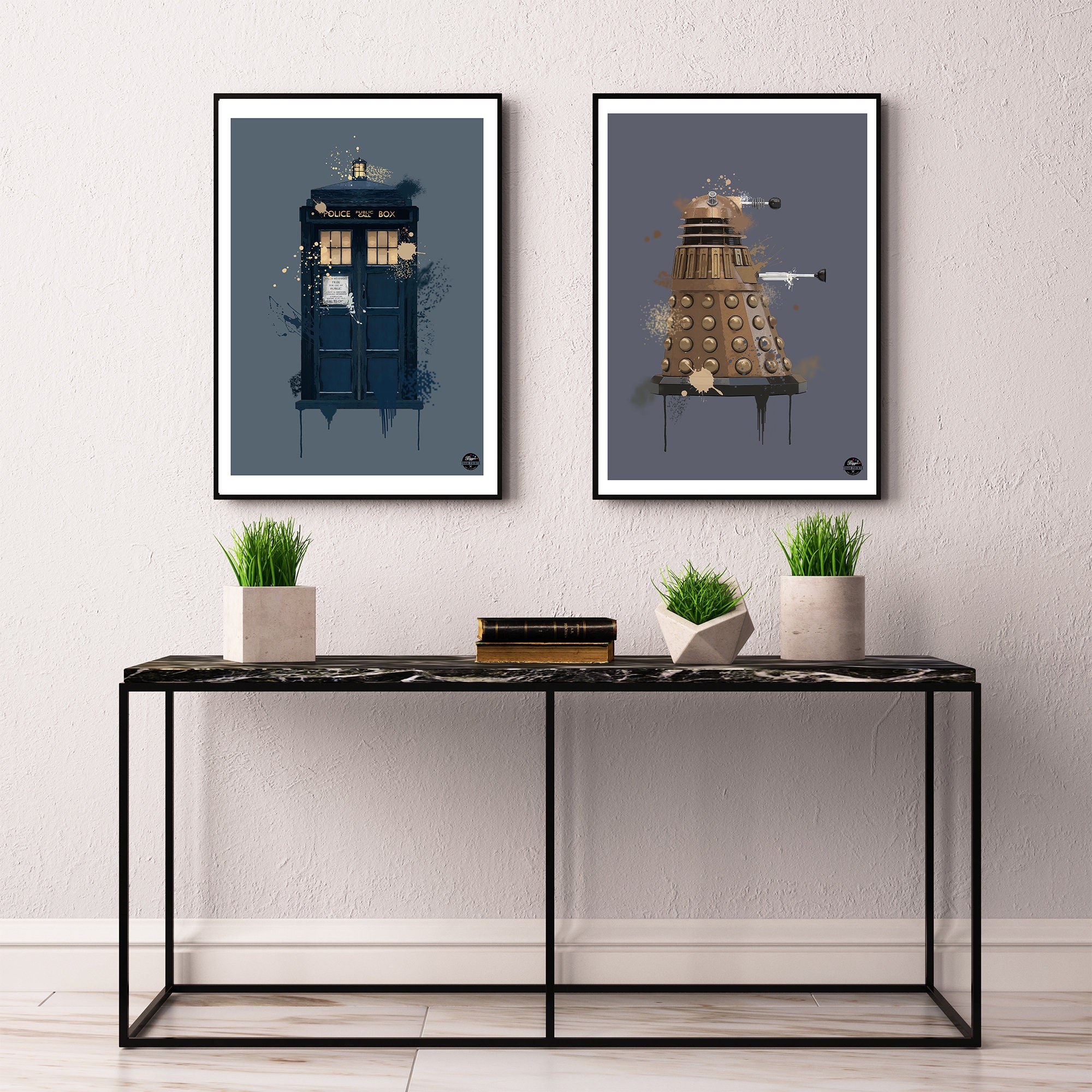 Dr Who Dalek Print Pop Culture Gift, Dr Who Wall Art, Pop Culture Print ...