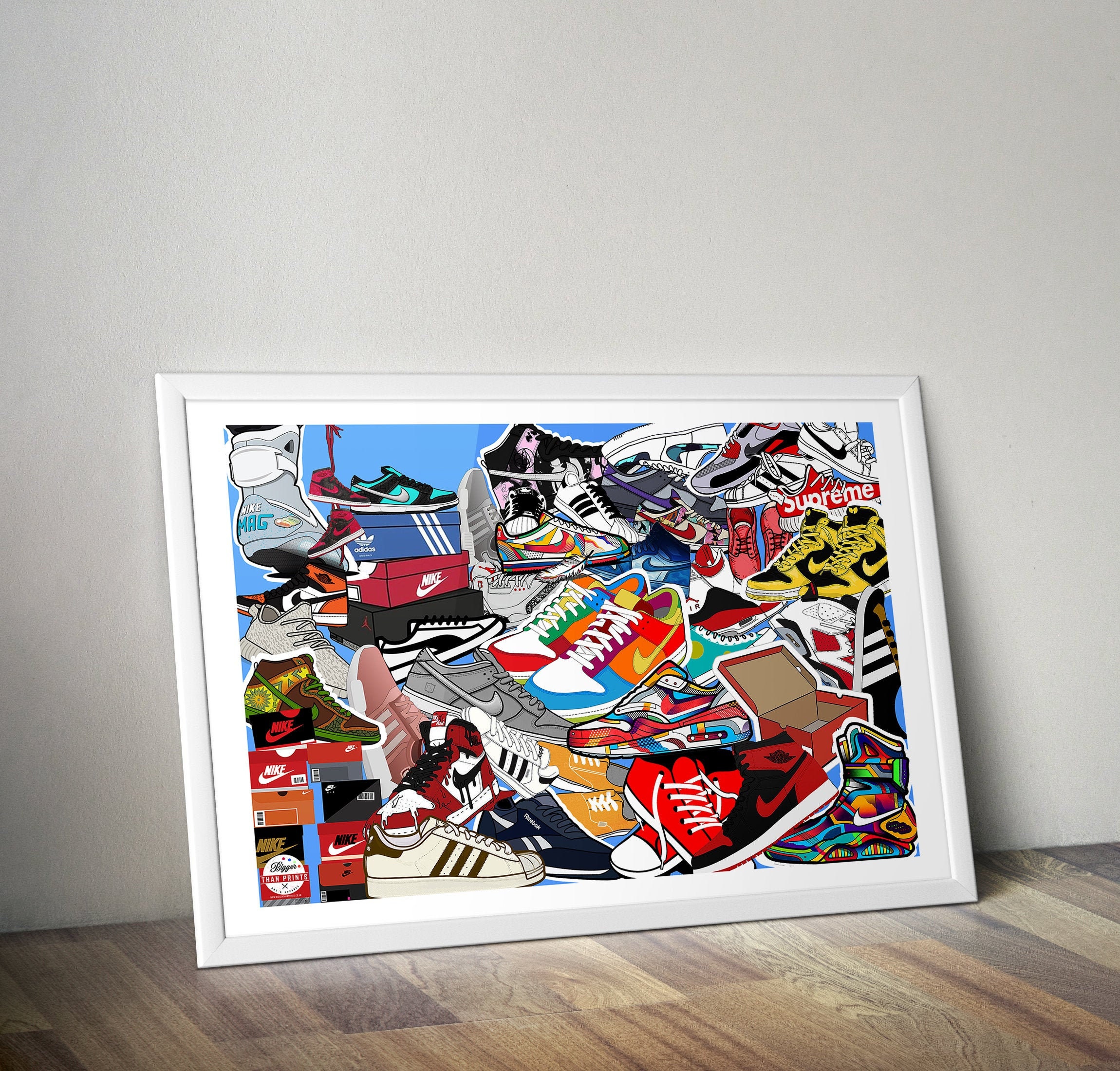 Sneakerhead Print Hypebeast Poster, Sneakerhead Art, Air Jordan Print ...