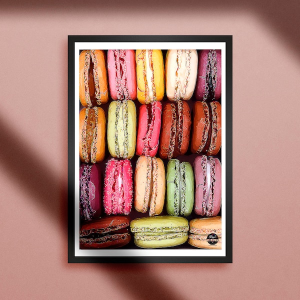 Macaron Print - Etsy