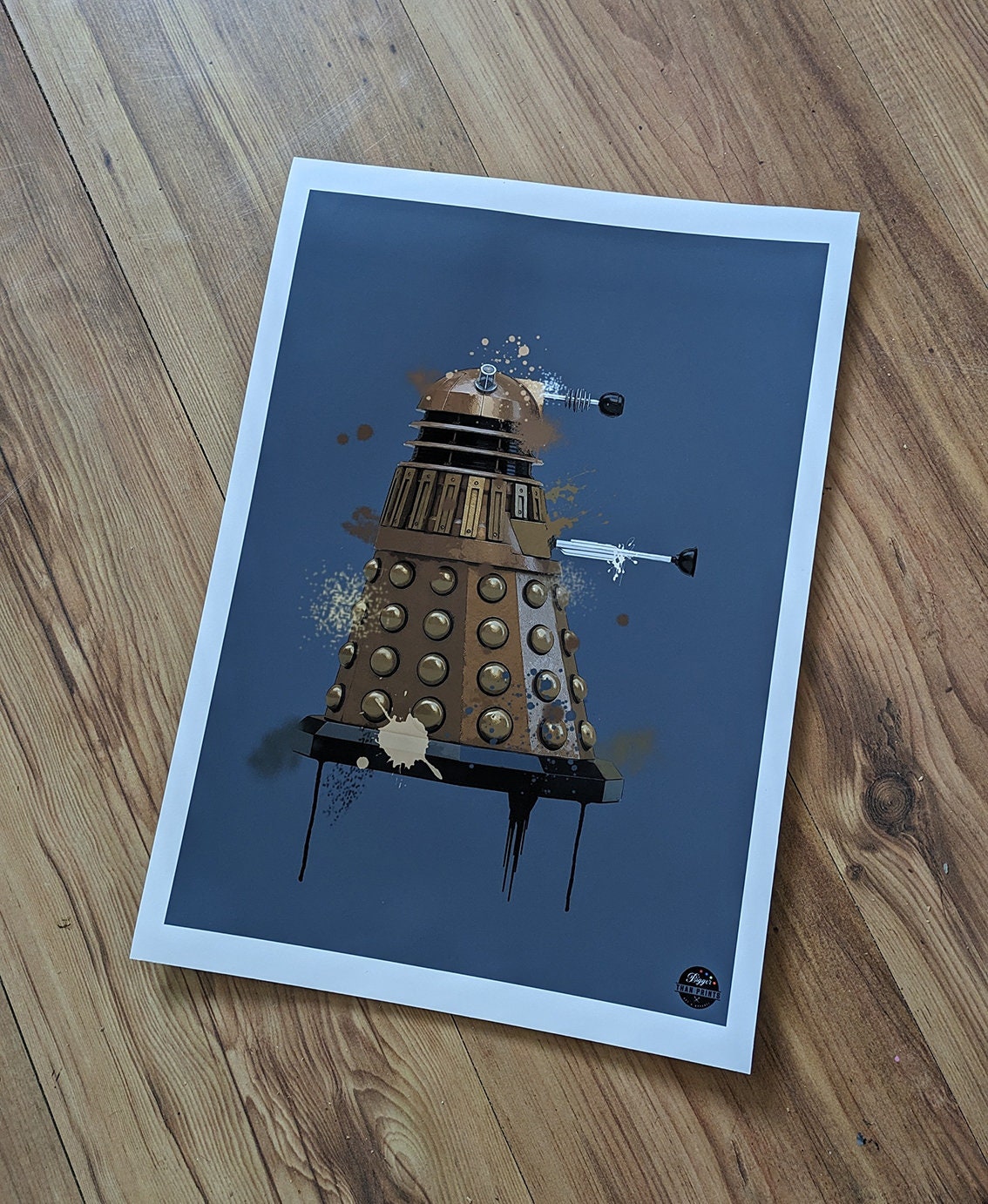 Dr Who Dalek Print Pop Culture Gift, Dr Who Wall Art, Pop Culture Print ...