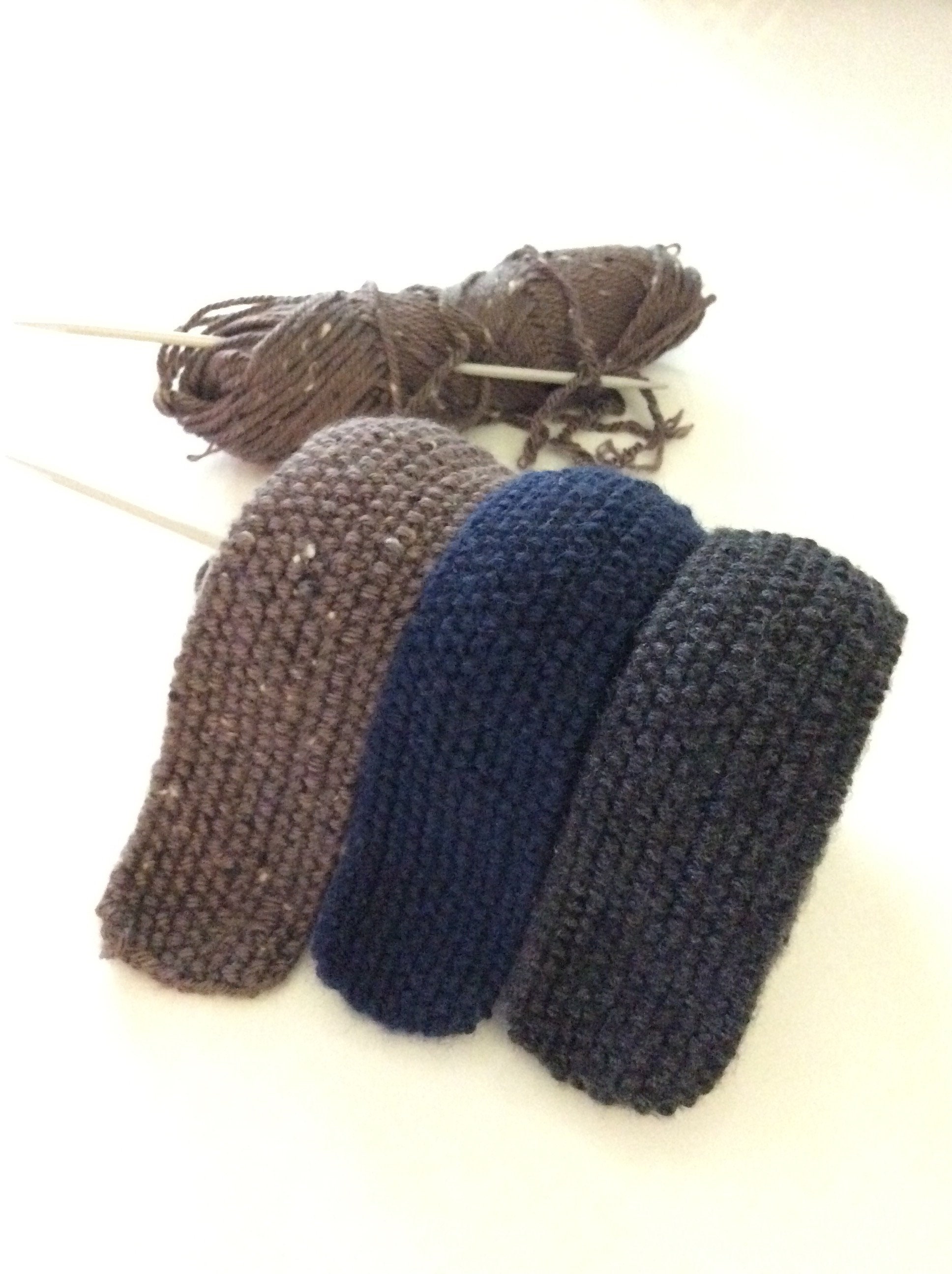 Custom Hand Knit Necktie (in Brown Tweed, Navy Blue, Charcoal Grey ...