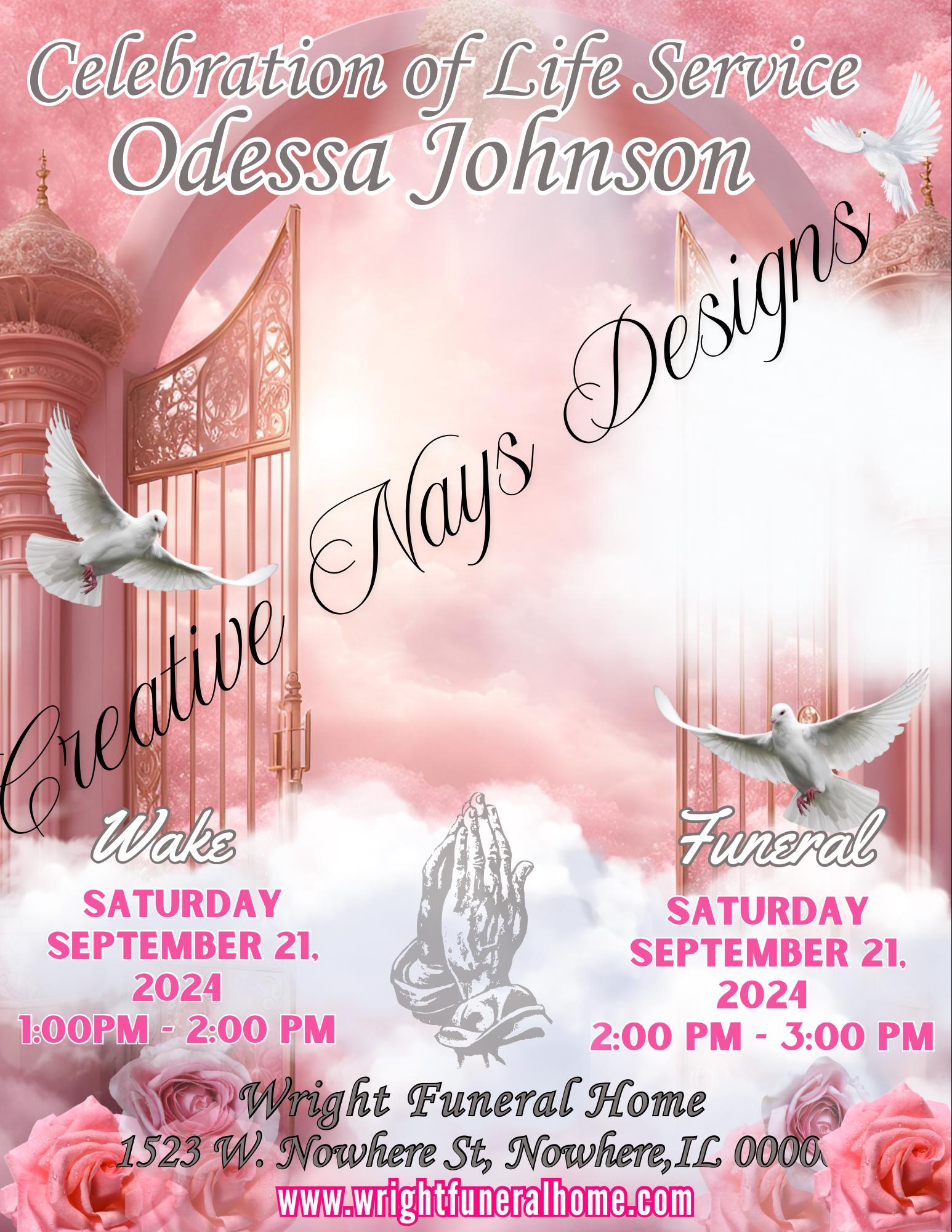 Memorial Flyer Templates, Customized Template, Canva and Canva Pro ...