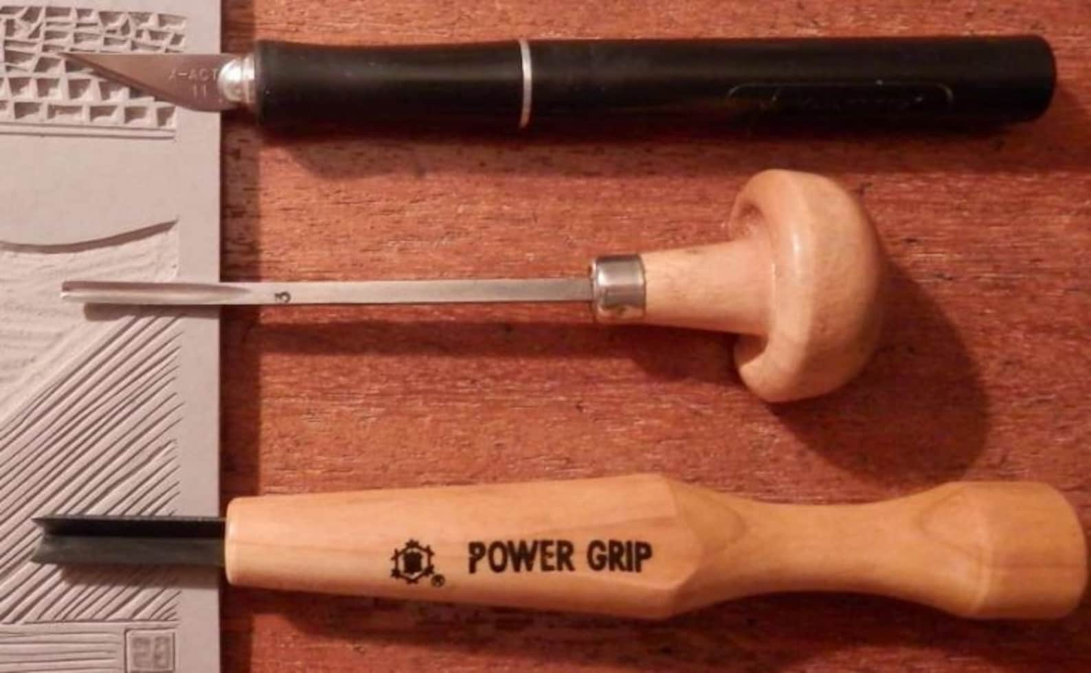 Linocut Relief Print Skyline vancouver BC Limited Edition | Etsy