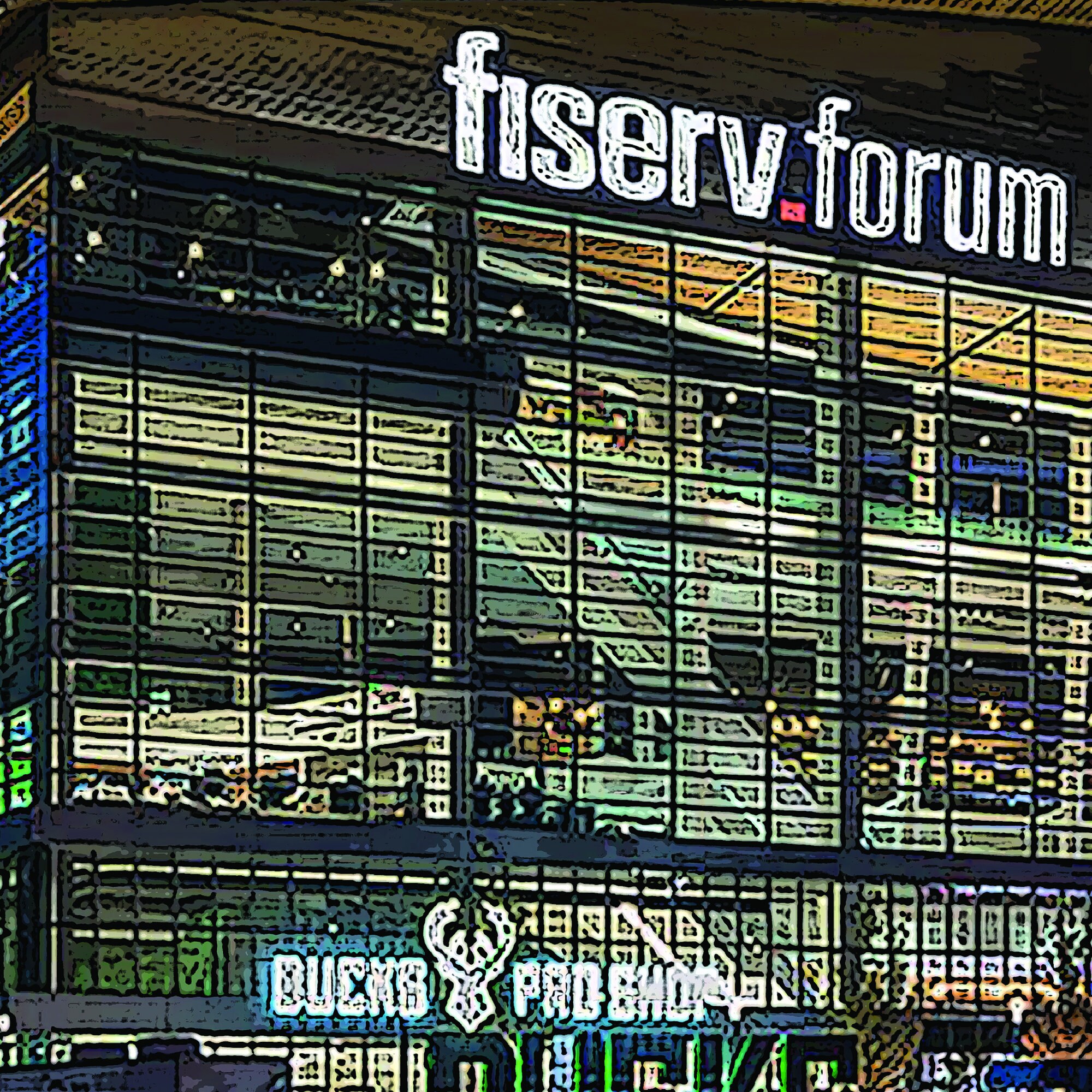 Fiserv Forum Milwaukee Digital Download Art Print - Etsy
