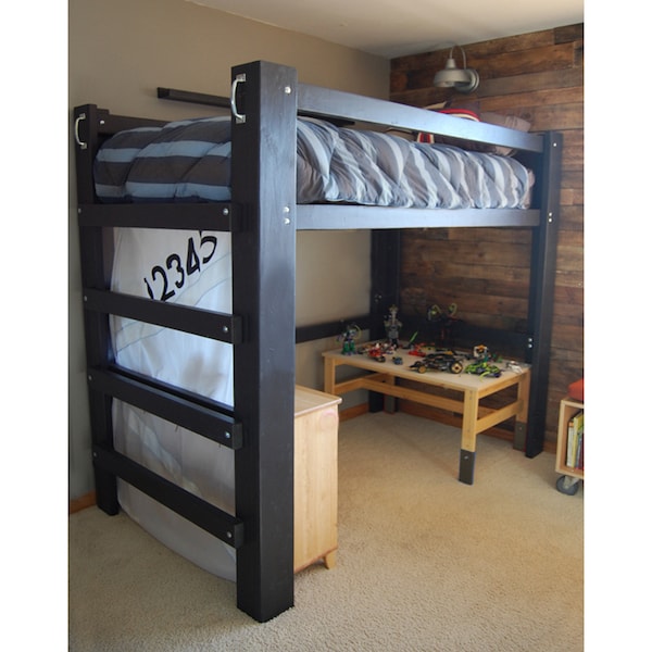 Loft Bed King Plans - Etsy UK