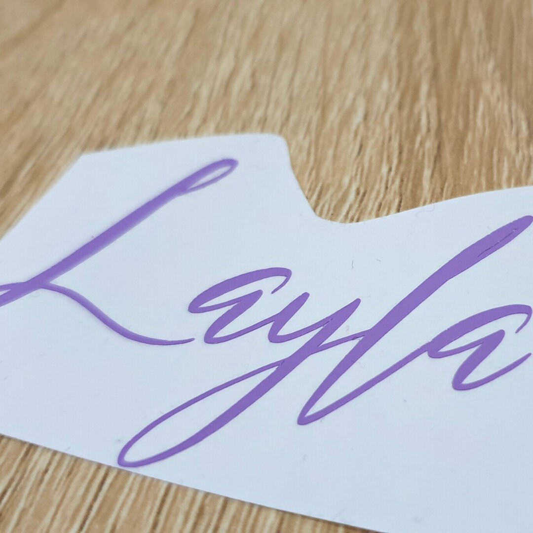 Vinyl Name Stickers, Personalised Labels - Etsy