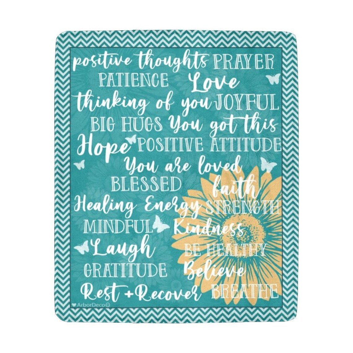 You Got This Healing Message Get Well Gift Blanket Soft | Etsy