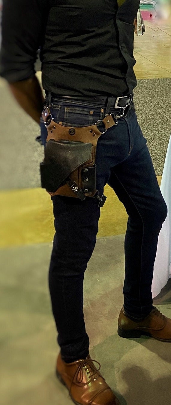 Concealed Carry Leg Harness // Leg Harness // Black & Brown - Etsy
