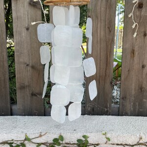 Square Capiz Shell Mobile / Capiz Shell Wind Chime / Capiz - Etsy