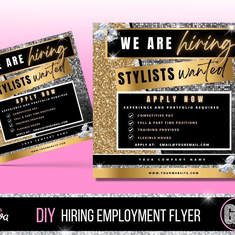 Salon Hiring Flyer - Etsy