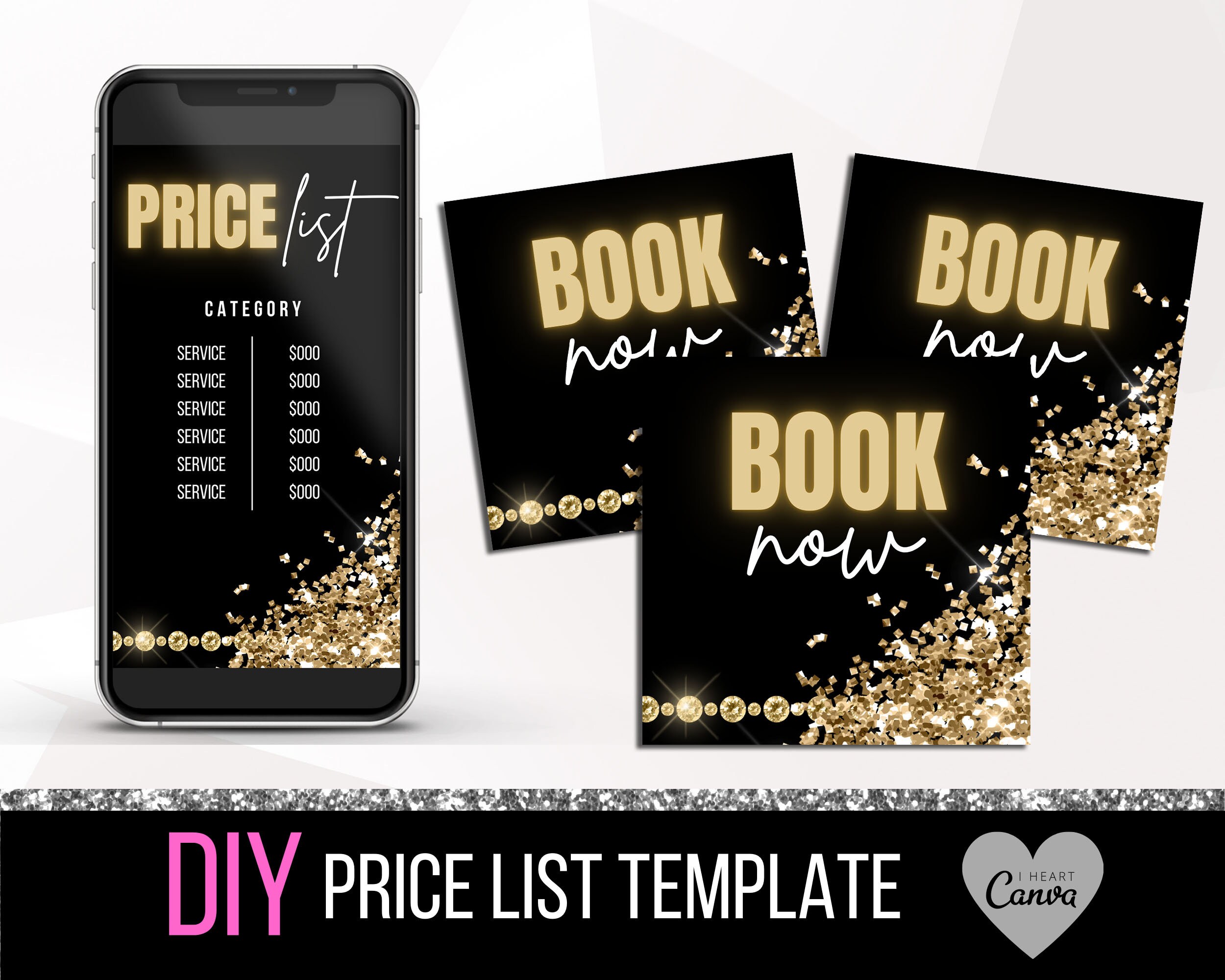 Price List Template Social Media Flyer Price List Instagram - Etsy Canada