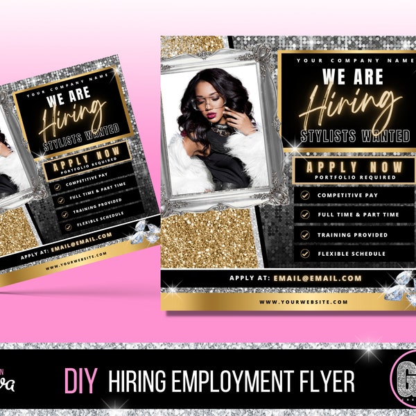 Salon Hiring Flyer - Etsy
