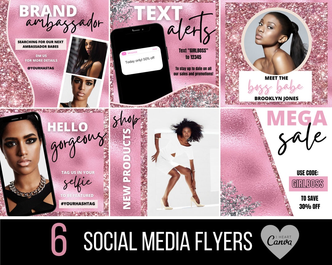 Social Media Flyer, Selfie Flyer, Sale Social Media Flyer, Brand ...