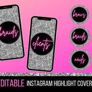 Instagram Highlight Covers Neon Instagram Highlight - Etsy