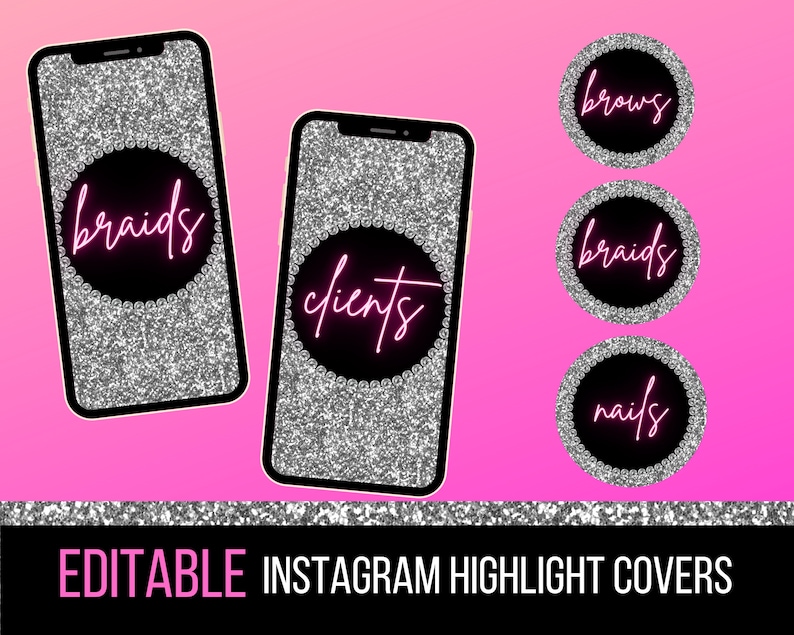 Instagram Highlight Covers Neon Instagram Highlight - Etsy