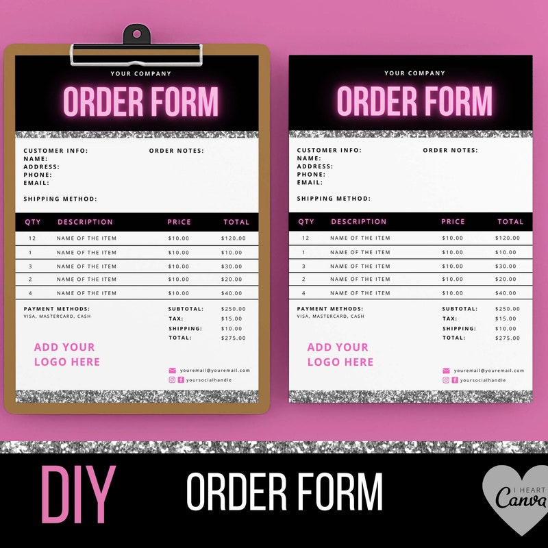 Custom Order Form - Etsy