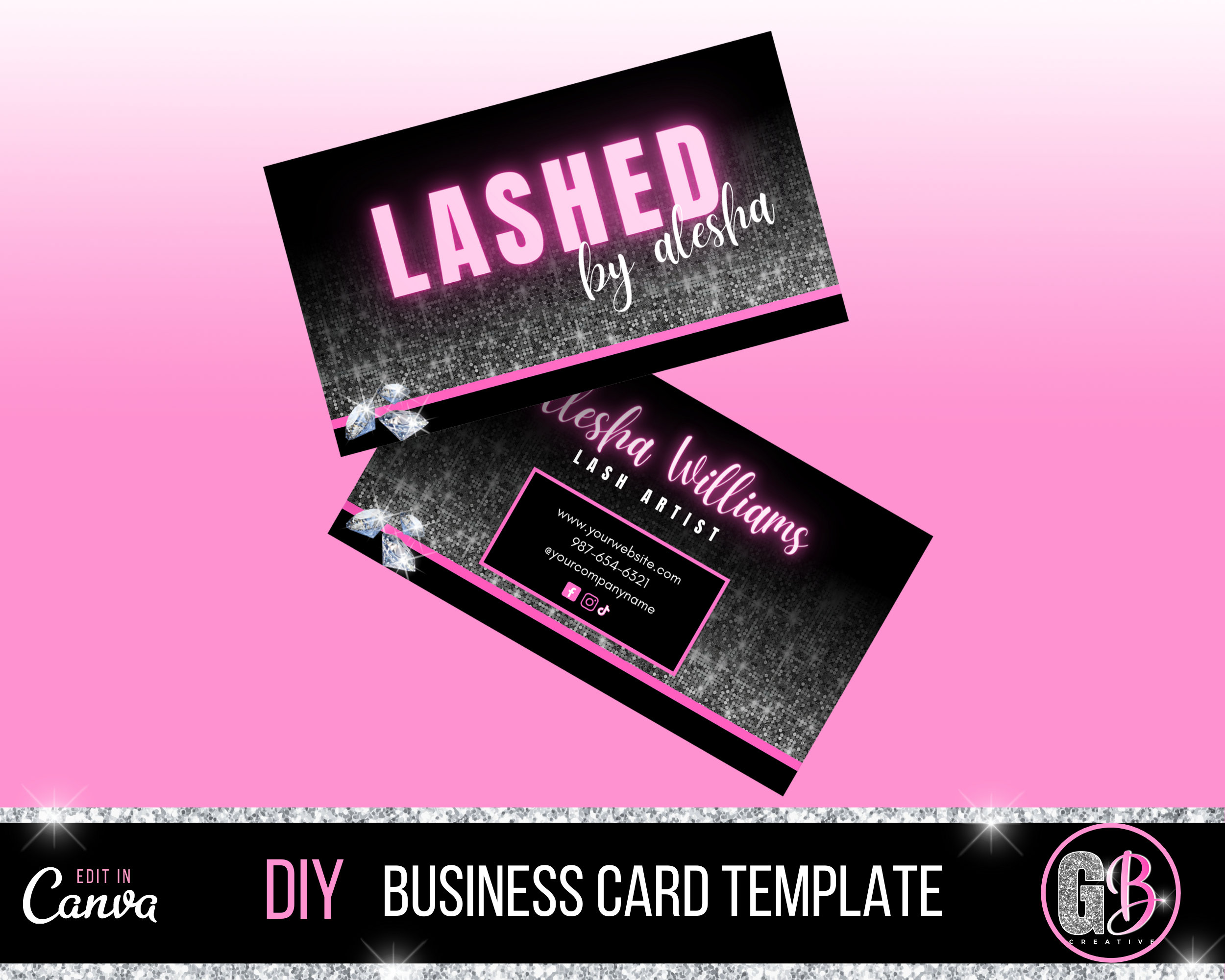 Creative Makeup Business Cards