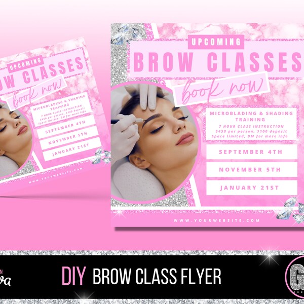 Eyebrow Training Flyer - Etsy