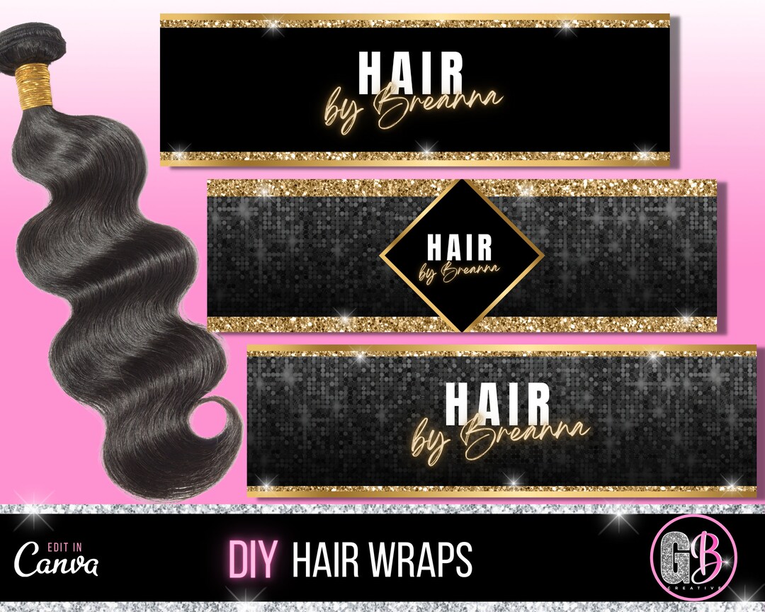 Hair Bundle Wraps Hang Tags Hair Hang Tags Hair - Etsy