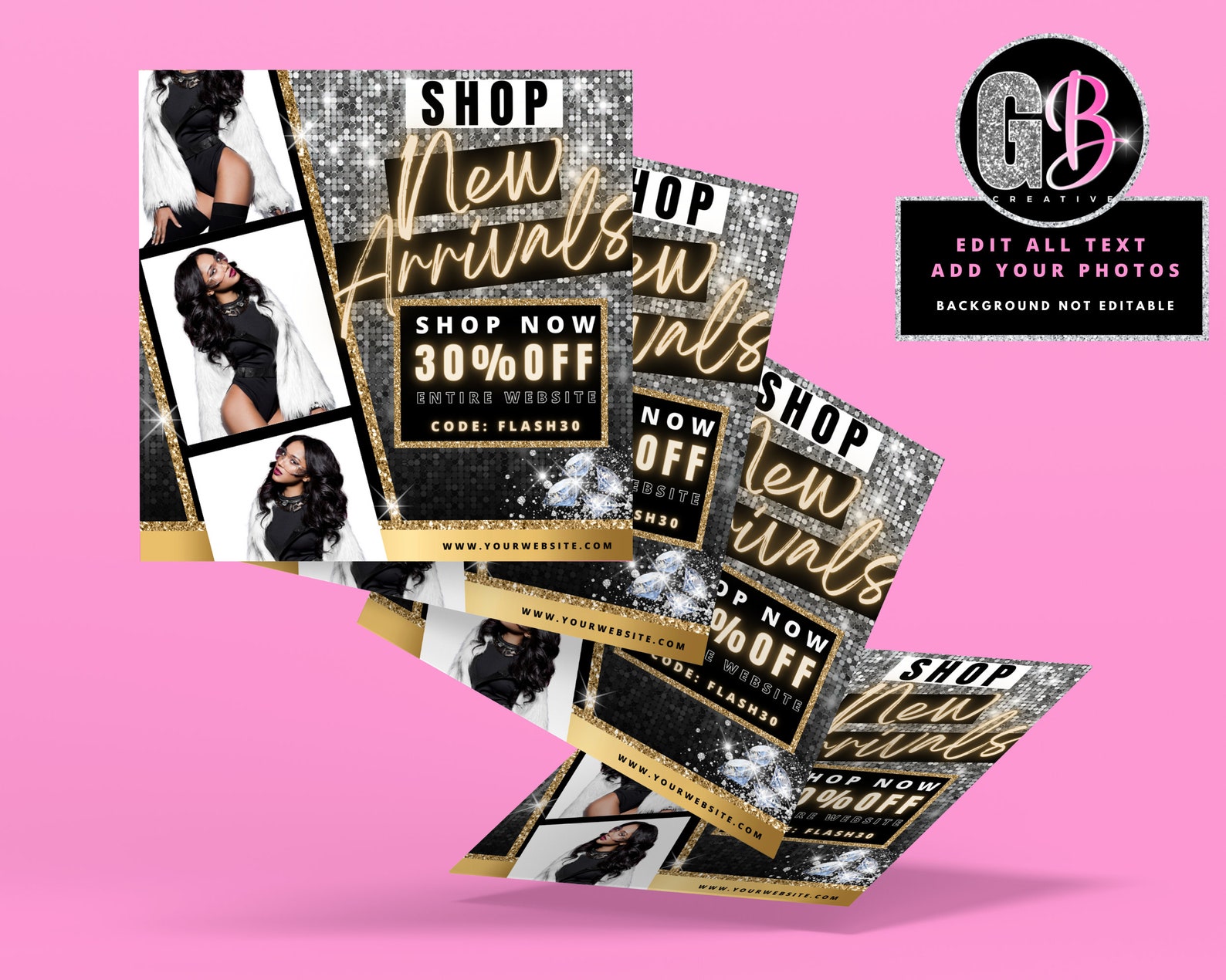 Clothing Flyer Social Media Flyer New Arrivals Flyer - Etsy