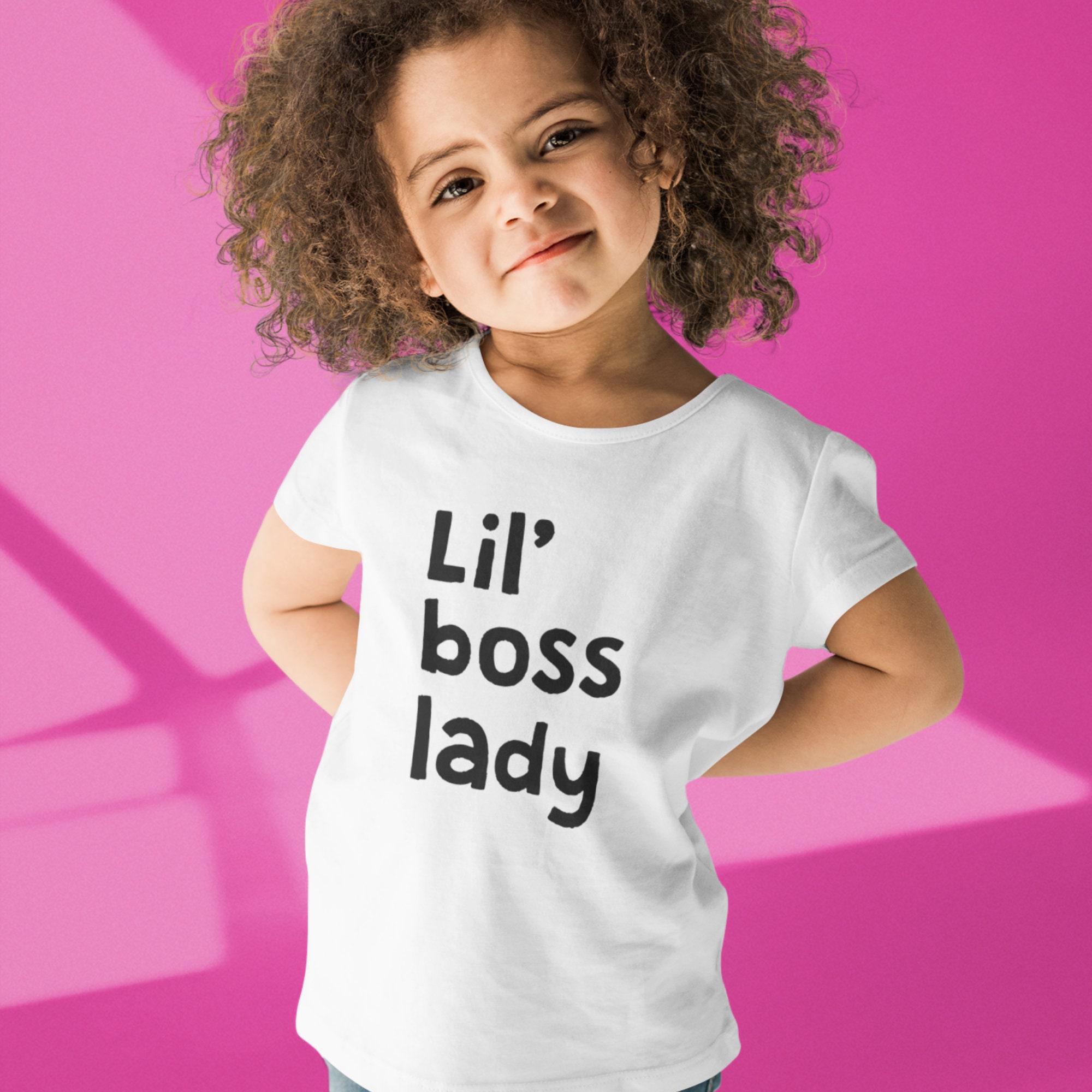 Little Boss Lady Tshirt Girl's Tshirt Teen's Tshirt - Etsy Denmark
