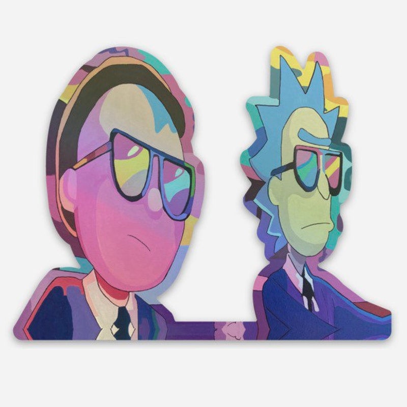 Rick and Morty Stickers - Etsy