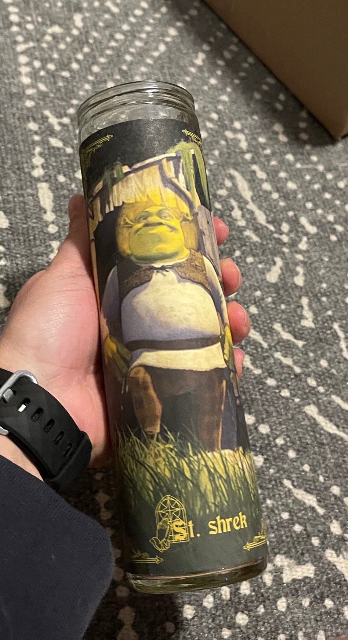 Shrek Prayer Candle Eco-friendly - Etsy