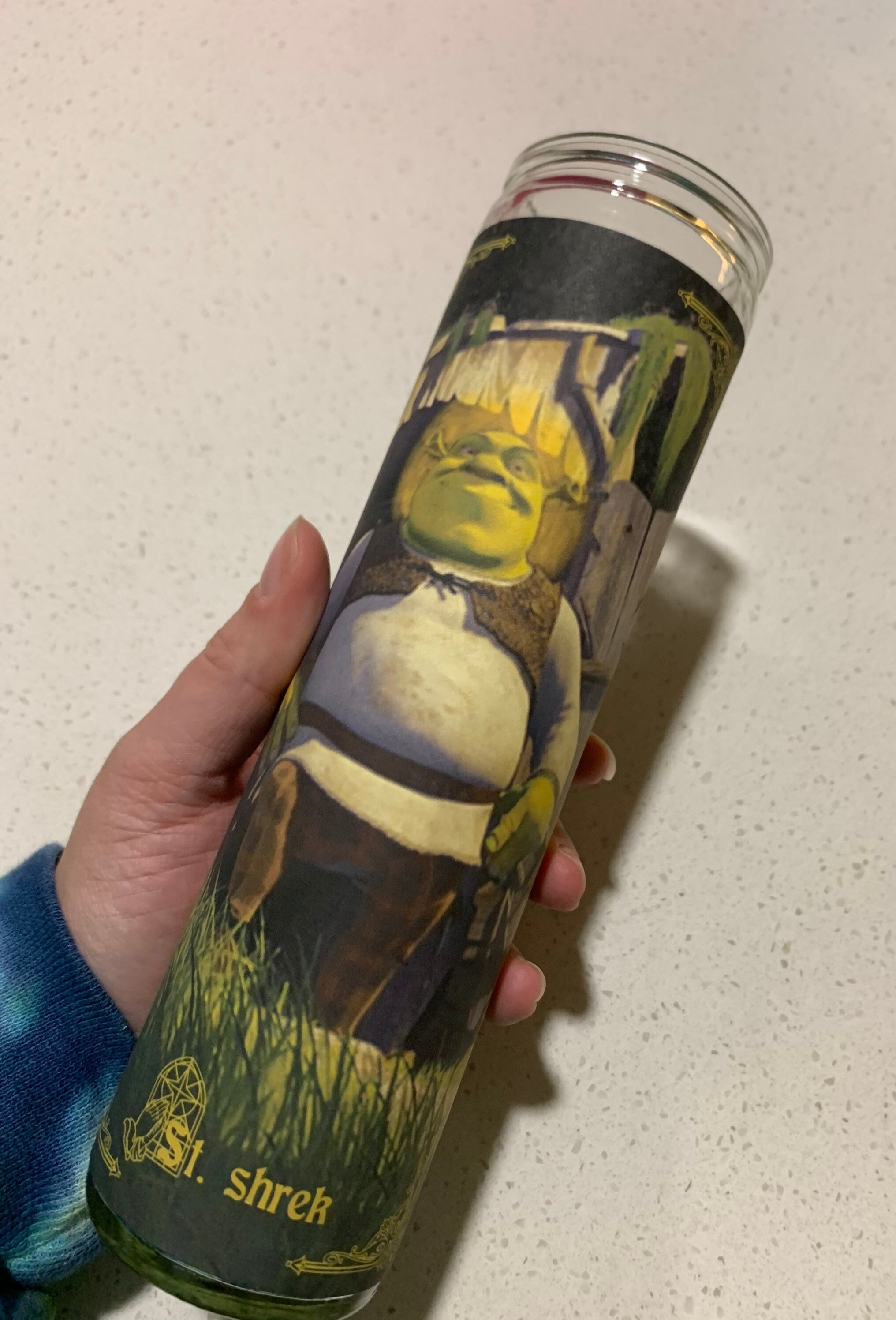 Shrek prayer candle Eco-Friendly | Etsy