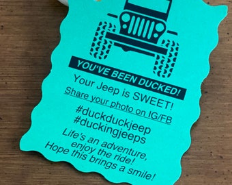 Jeep Duck Tags | Etsy
