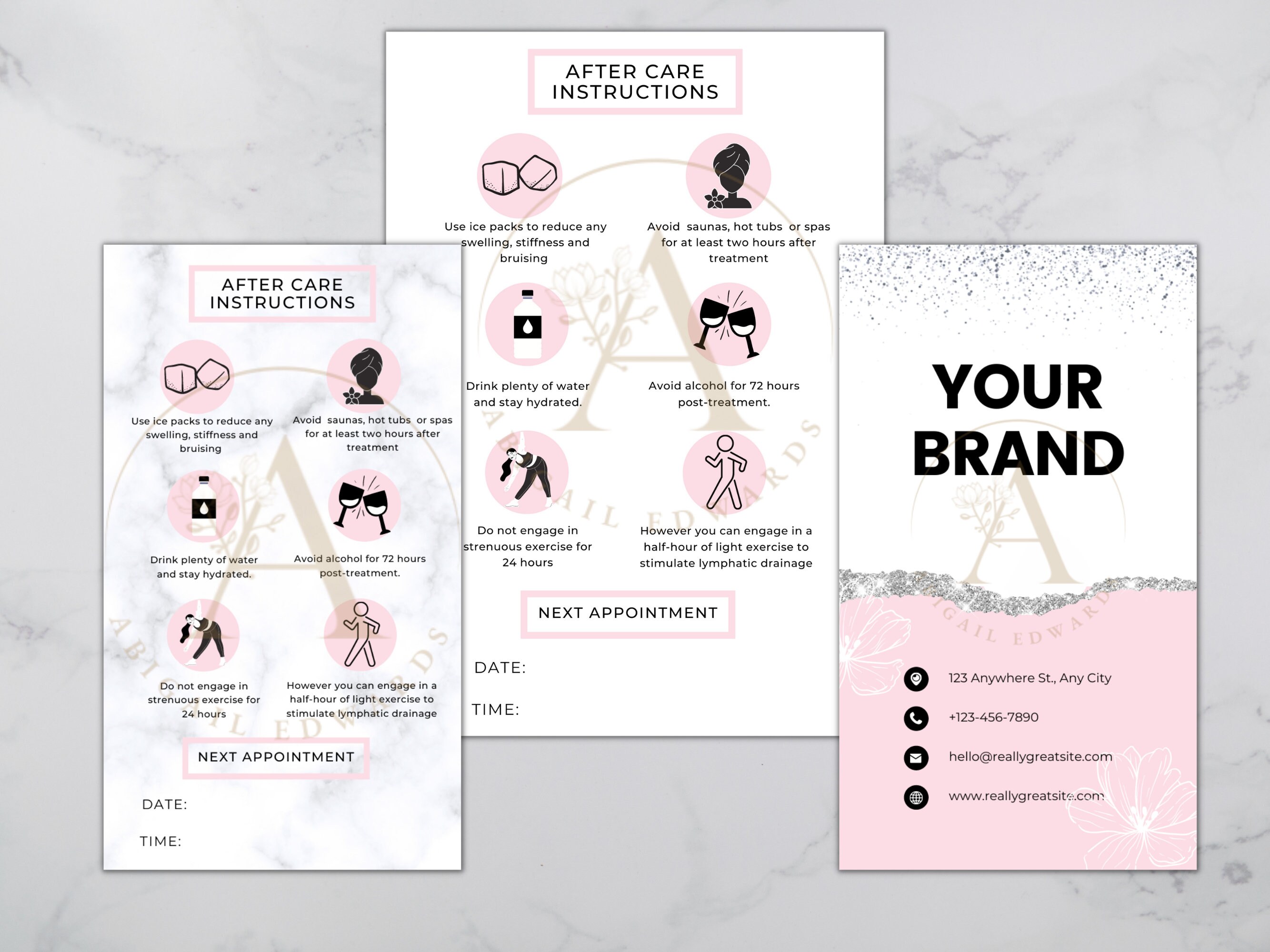 Editable Body Contouring Forms, Esthetician Package, Consultation ...