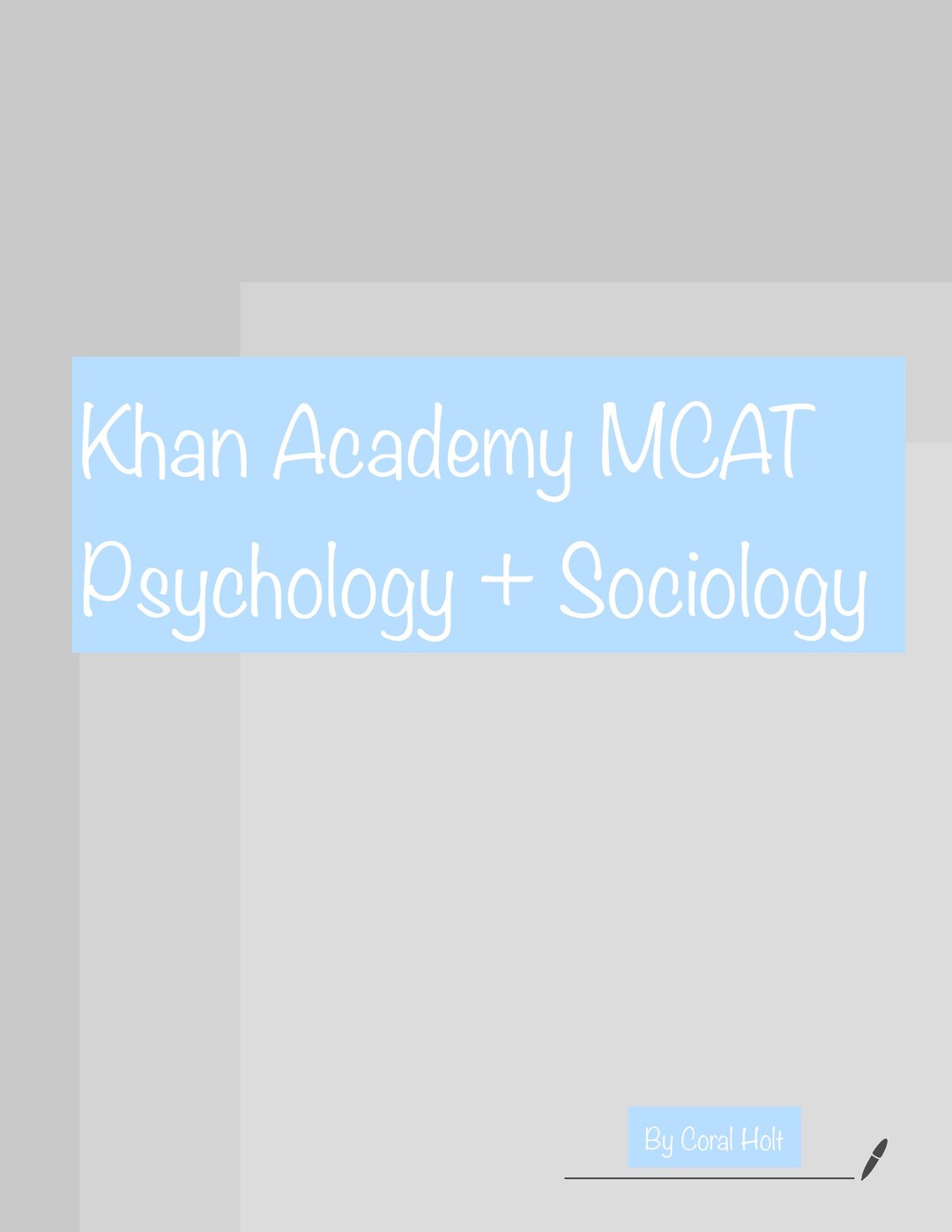 MCAT Psychology + Sociology Digital Notes! - Etsy