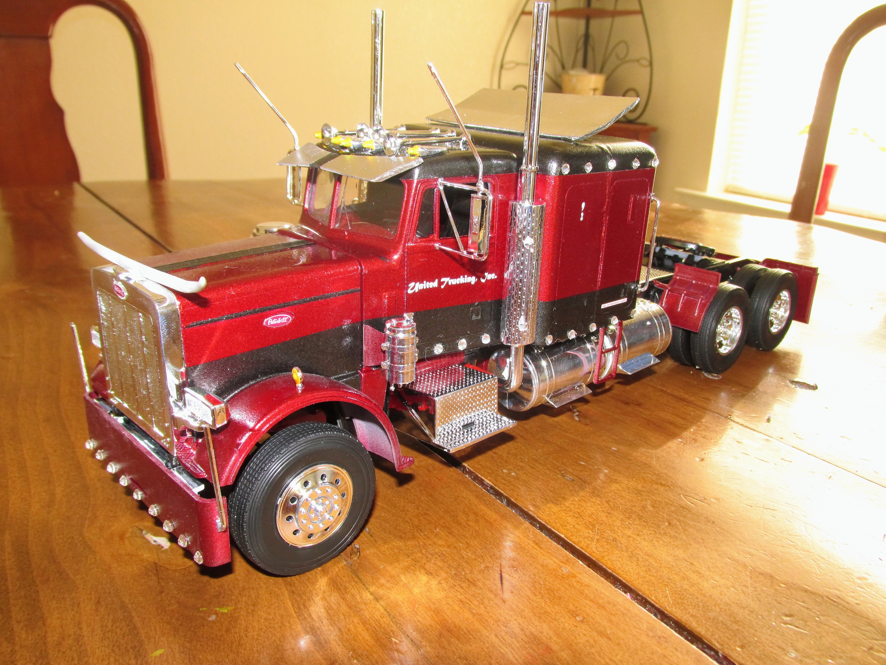 Scale Model Built Peterbilt 359 Truck - Etsy