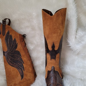 Custom Made Leather Half Chaps Cowboy Cowgirl Style Unisex Phoenix ...