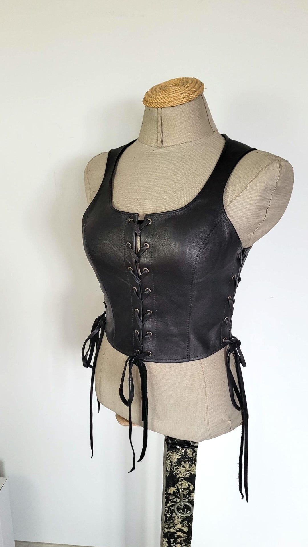 Custom Leather Shieldmaiden Vest: Viking Medieval Armor Renaissance ...