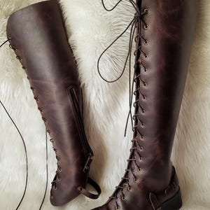 Custom Black Leather Half Chaps: Cowgirl Gaiters Spats Cowboy Women Leg ...