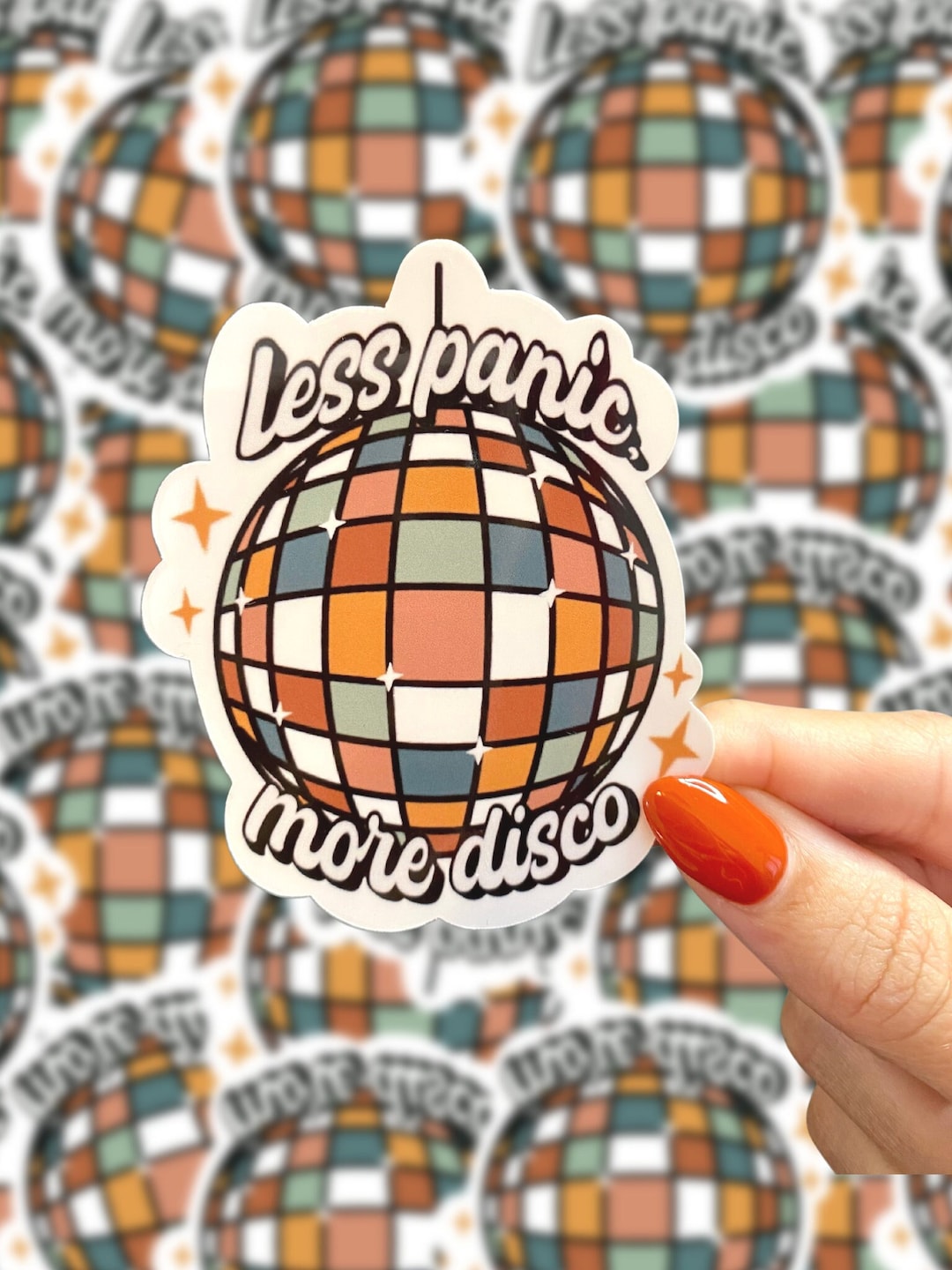 Less Panic More Disco Sticker Anxiety Sticker Mental Health - Etsy