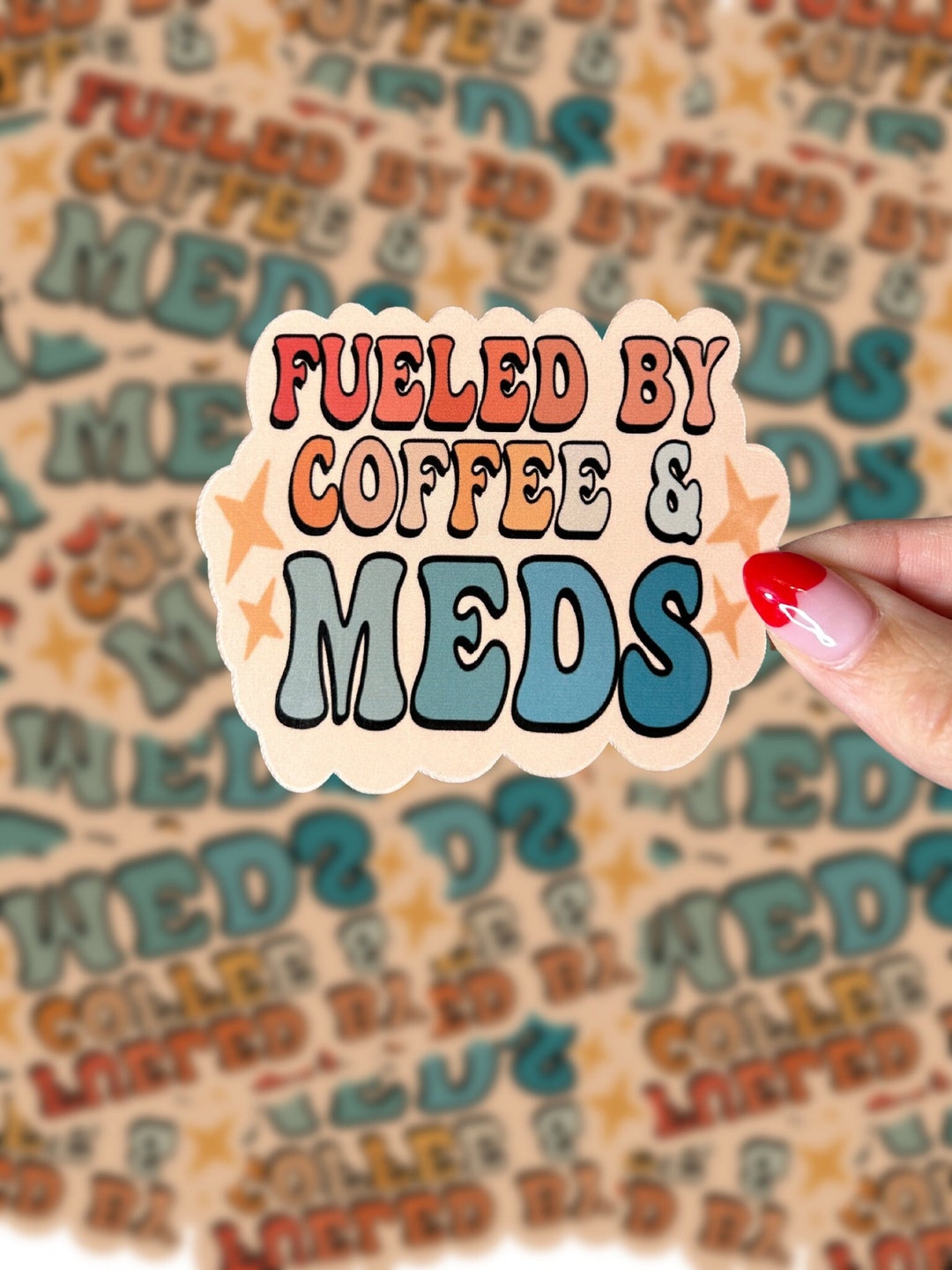 Coffee Sticker, Medication Sticker, Waterproof Sticker, Laptop Sticker ...