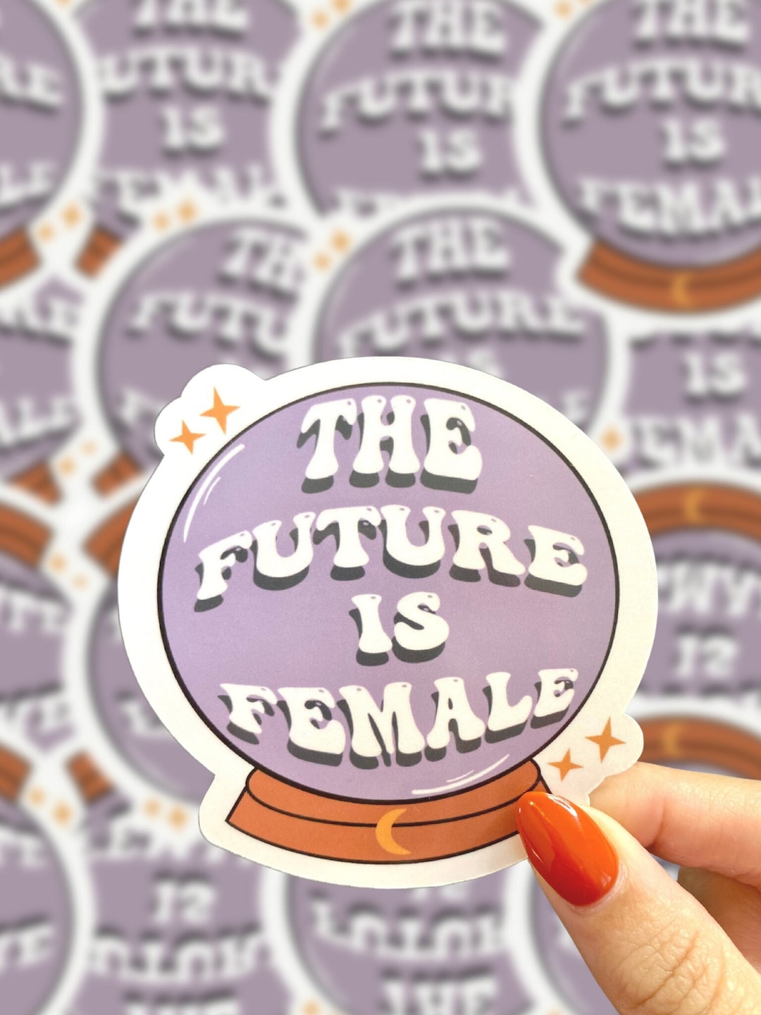 Future is Female Sticker, Waterproof Sticker, Laptop Sticker, Feminist ...
