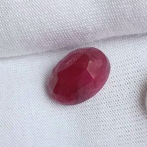 Pigeon Blood Ruby Stones, Oval Cut Ruby, 9x6.9 Mm Ruby, Red Oval Ruby ...