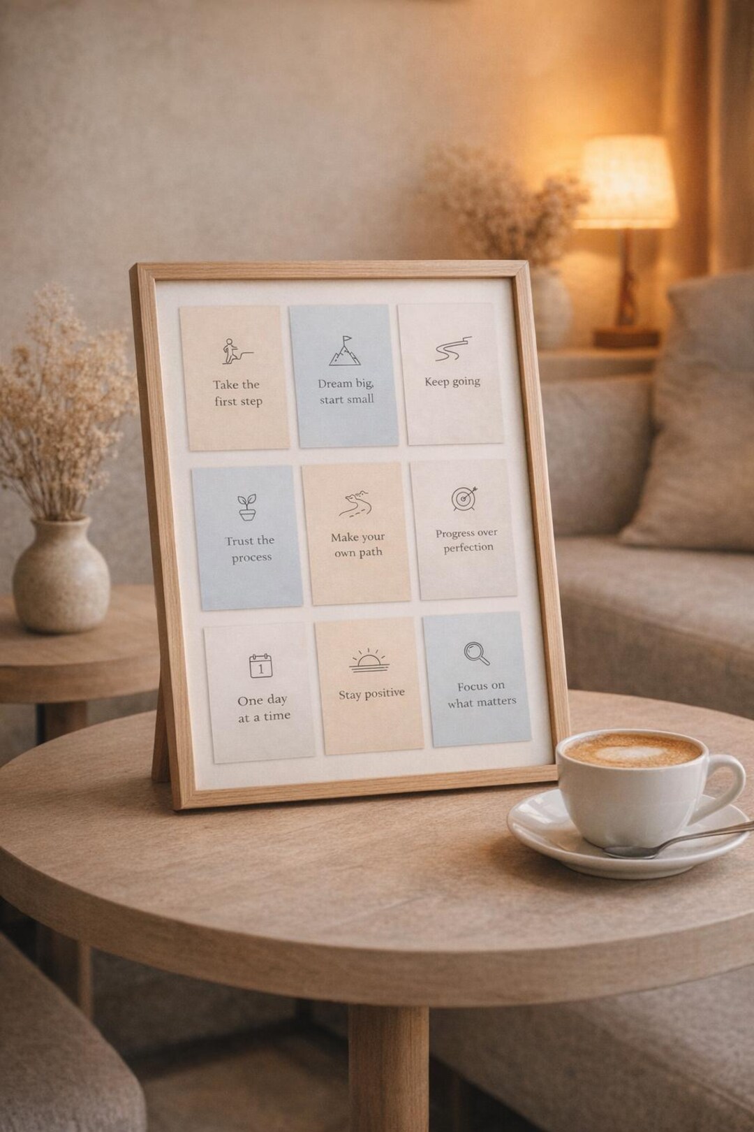 Minimal Motivational Quotes Set A4 A5 A6 Printable Desk Decor - Etsy
