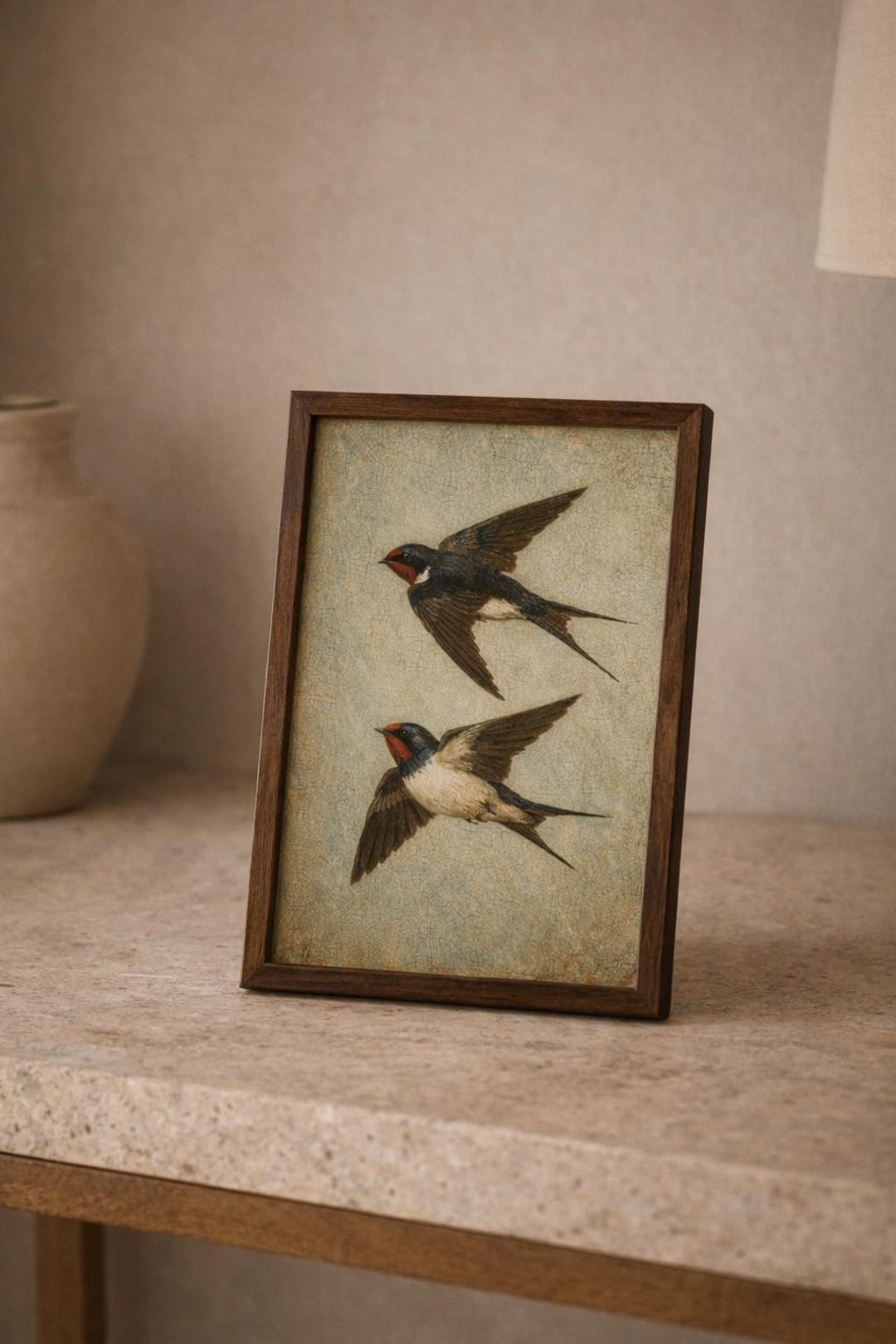 Vintage Swallow Bird Art Print Printable Antique Nature Wall Decor - Etsy