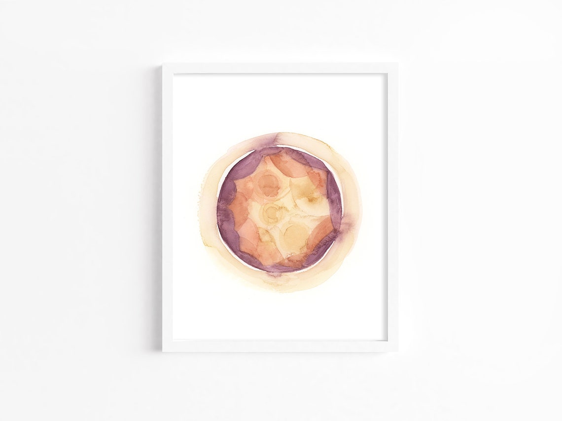 Custom Embryo Original Watercolor Painting, IVF Art, Embryo Art, IVF ...