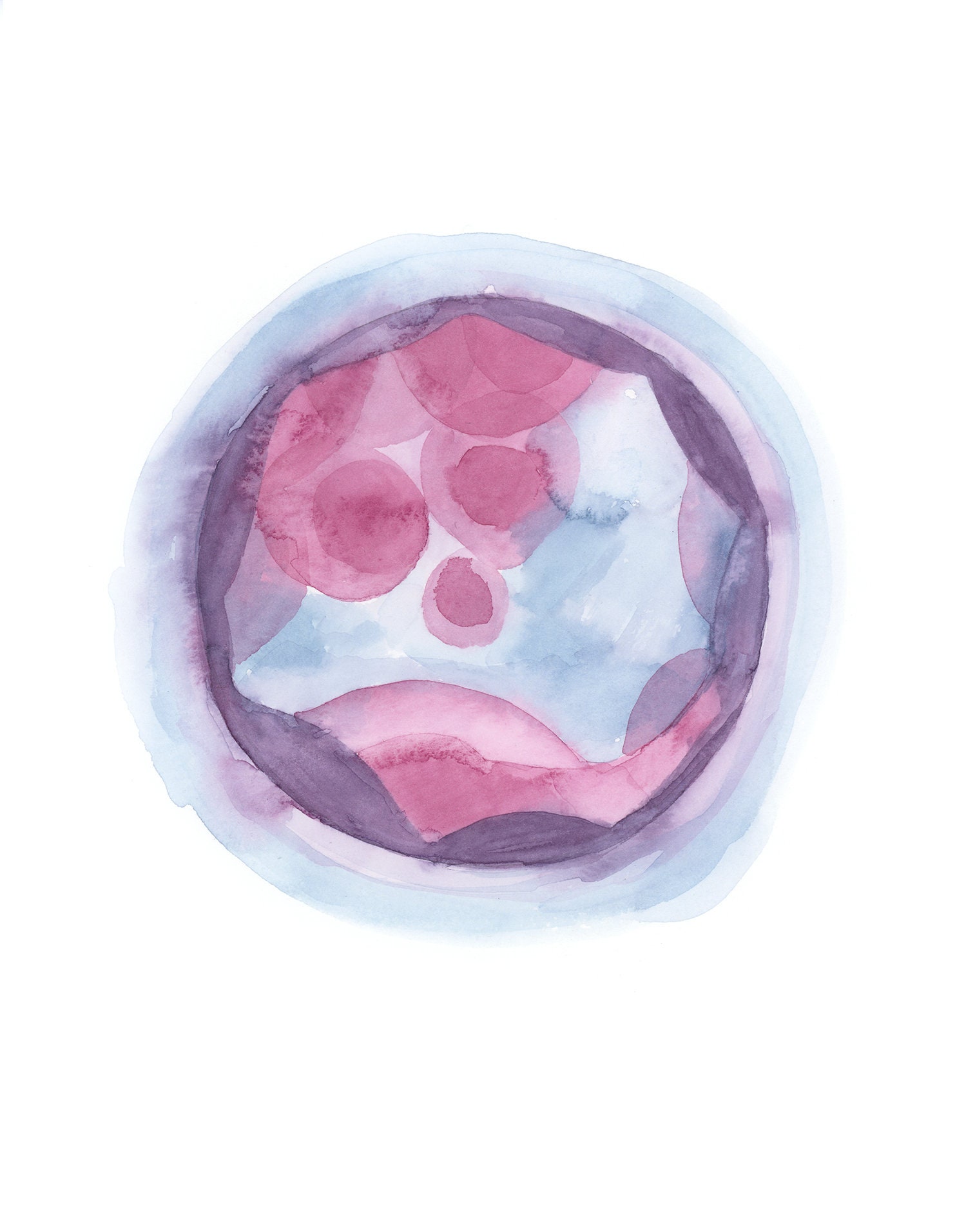 Custom Embryo Original Watercolor Painting, IVF Art, Embryo Art, IVF ...