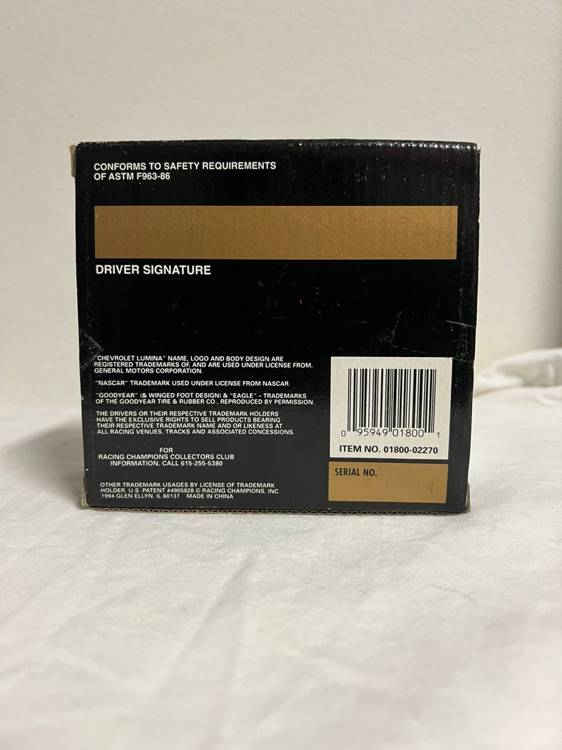 Harry Gant Farewell Tour 1994 Premier Edition 1:64 Scale Die Cast W ...