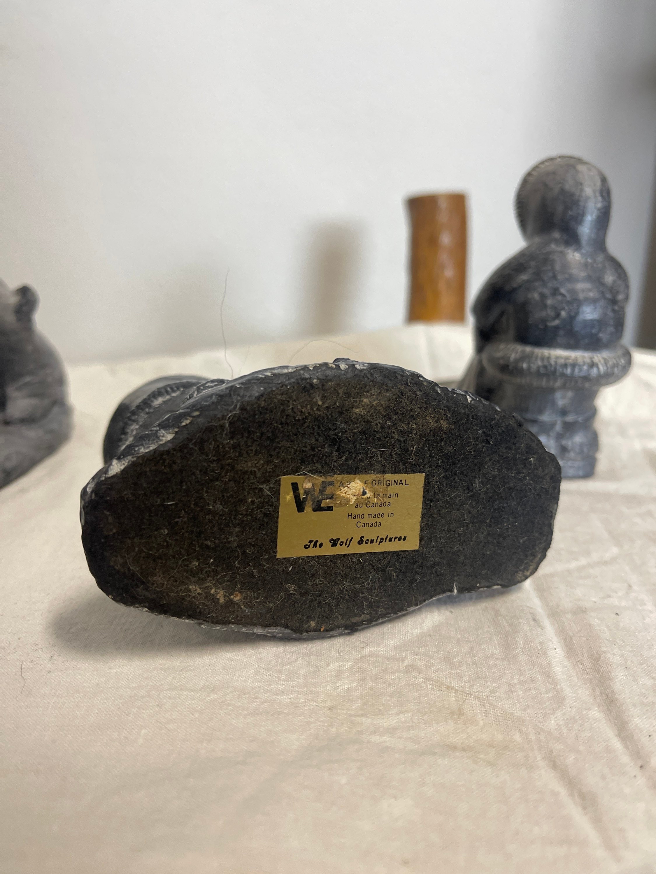 The Wolf Sculptures A Wolf Original Eskimo Inuit Hunt Seal Canada ...