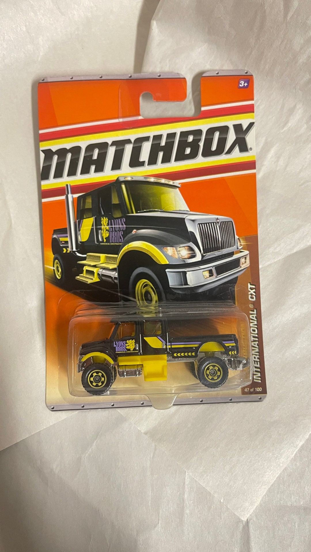 Matchbox Construction International Cxt Lyons Bros Truck 2011 - Etsy UK