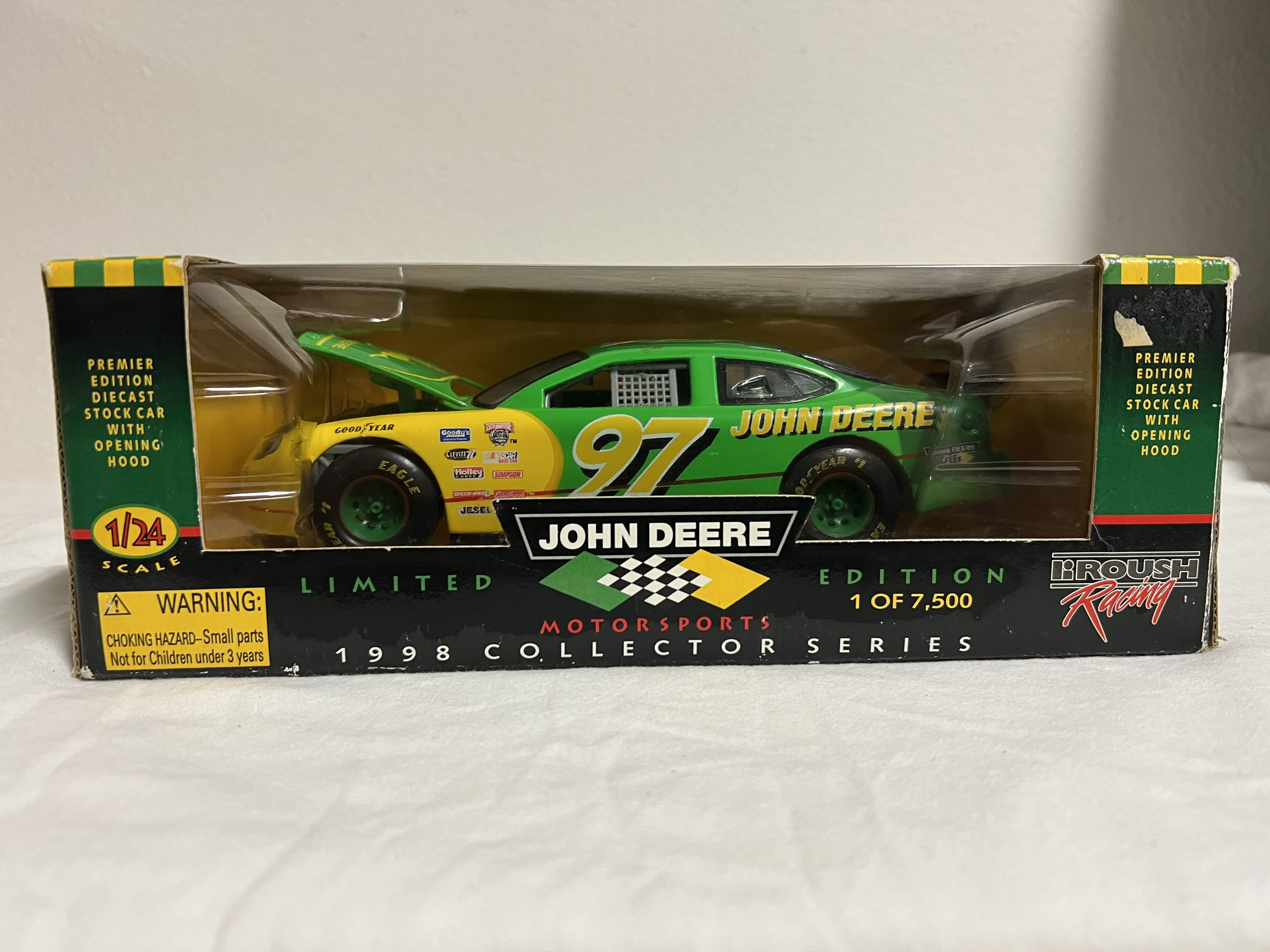 Hot Wheels Nascar Pro Racing Chad Little John Deere Ford Taurus Race ...