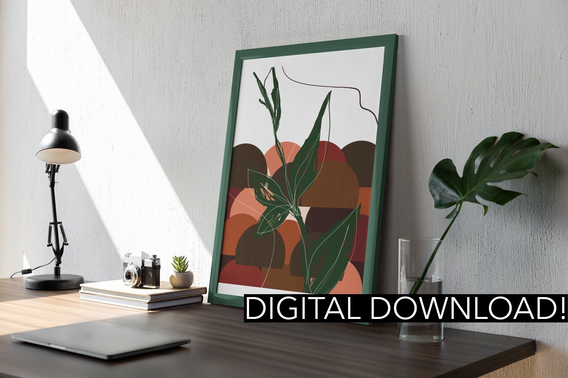 Plant Digital Art | Wall Art | Digital Prints Wall Art Abstract | Gift ...